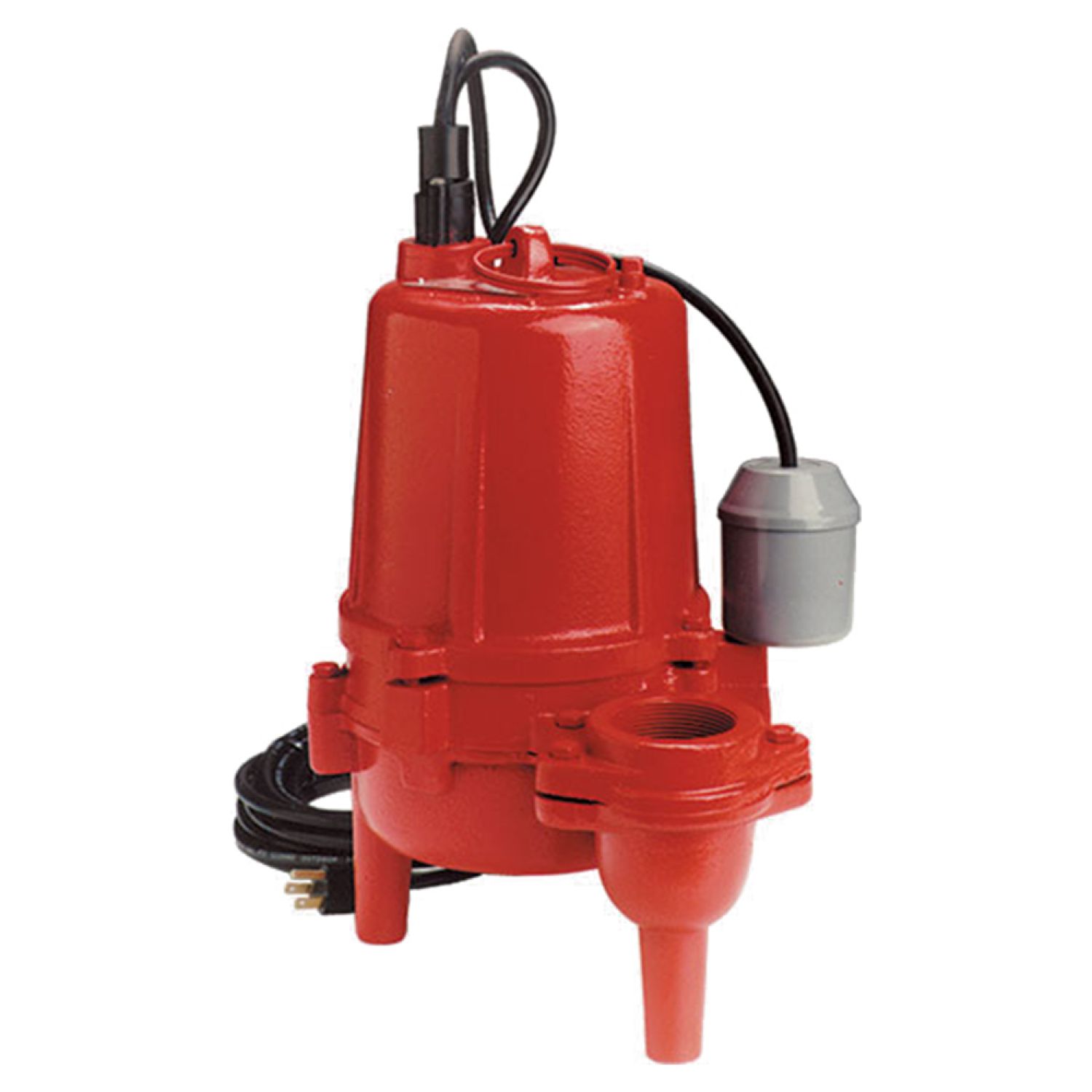 Red Lion Heavy-Duty Cast Iron Sewage Pump with Automatic Piggyback ...