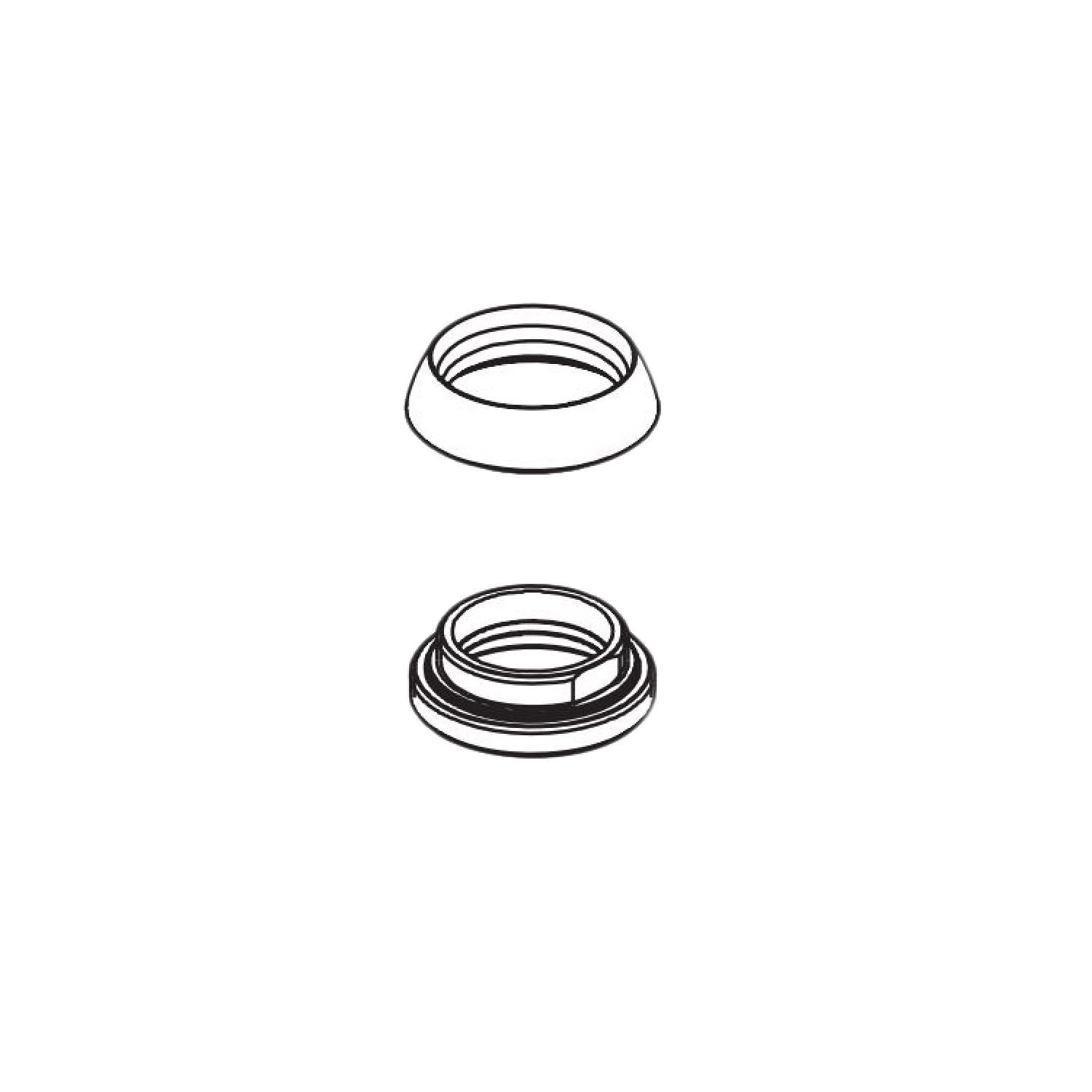 Peerless Replacement Part Chrome Bonnet Nut and Cap - RP93978