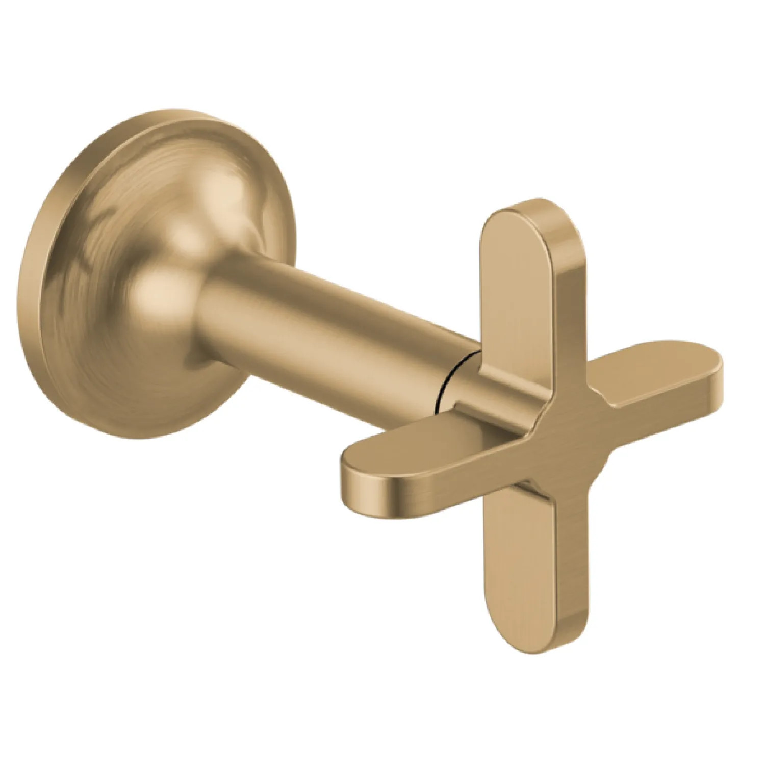 Brizo Odin Cross Handle Kit for Wall-Mount Bathroom Faucets, Luxe Gold ...