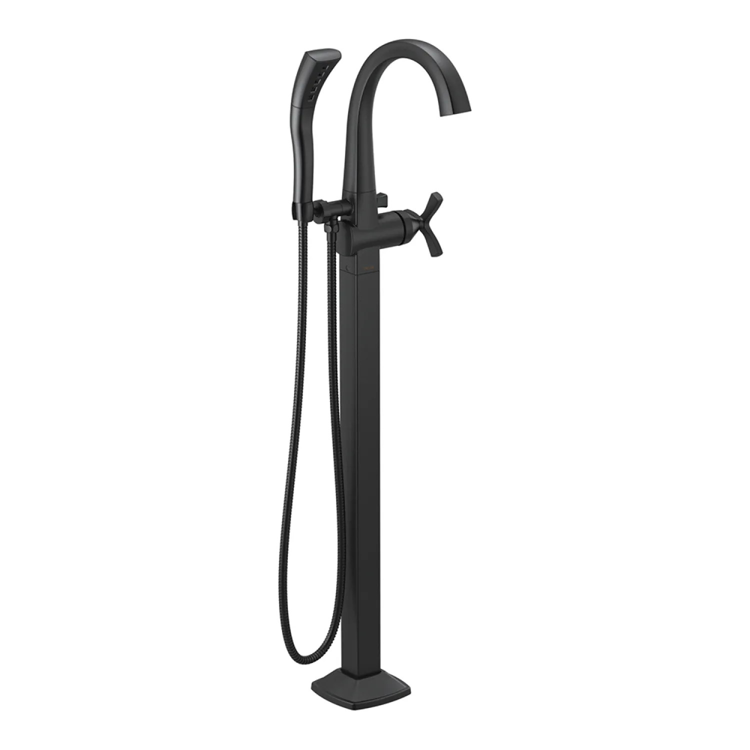 Delta Stryke Freestanding Tub Filler Trim with 1.75 GPM Single-Setting ...