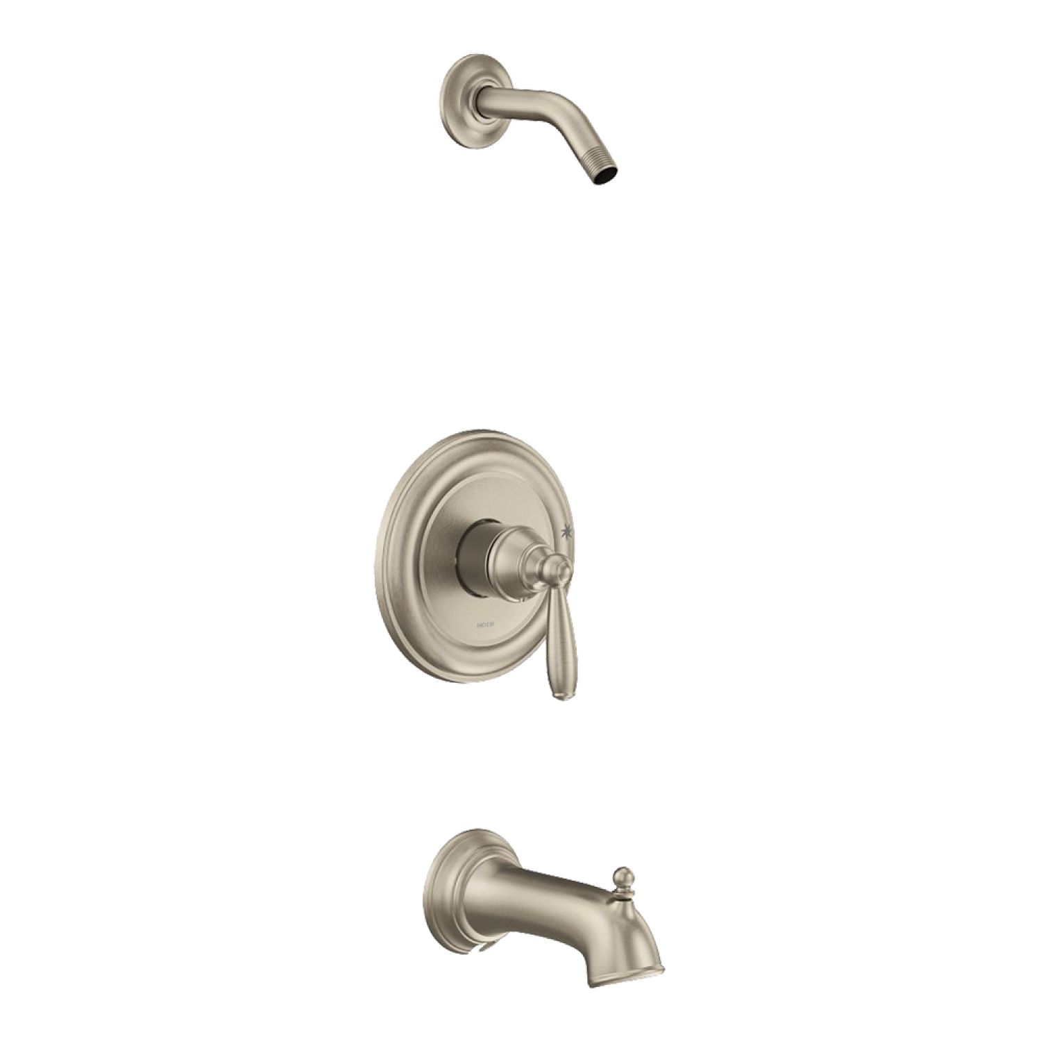 Moen Brantford M-Core 2-Series Tub and Shower Faucet, Single Lever ...