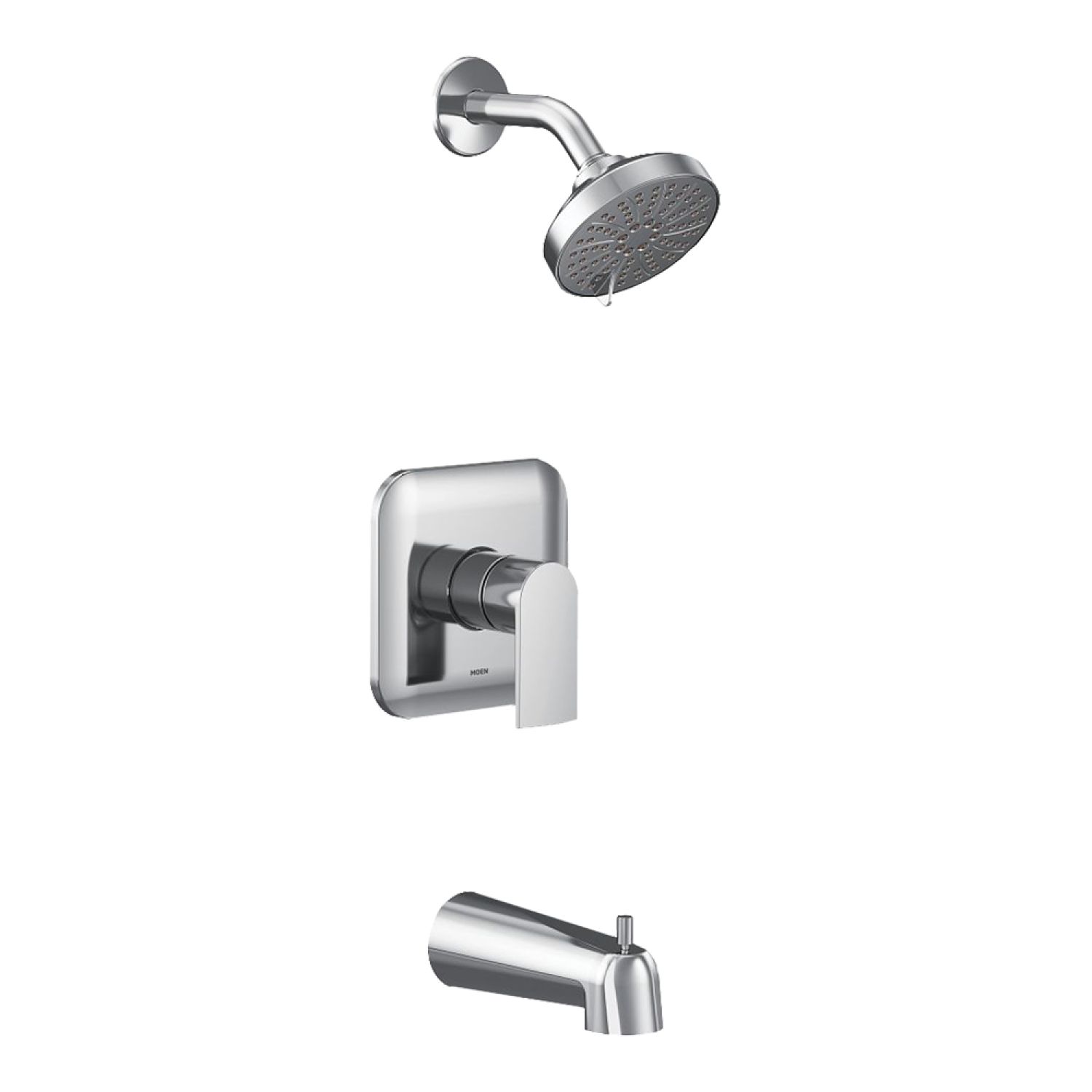 Moen Genta LX M-Core 2-Series Tub/Shower Faucet, 1.75 GPM, 6-Function ...