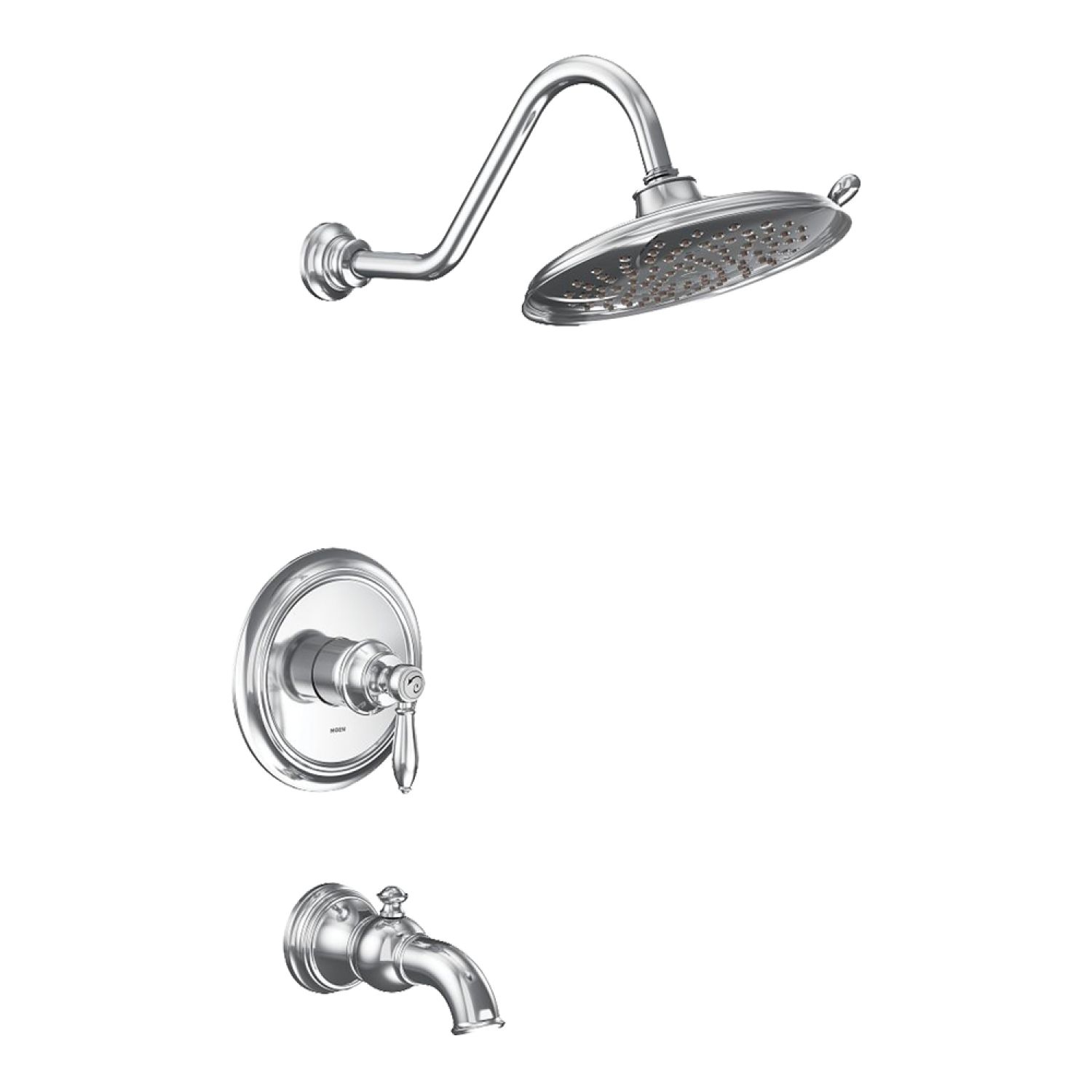 Moen Weymouth M-Core 2-Series Tub/Shower Faucet with 1.75 GPM ...