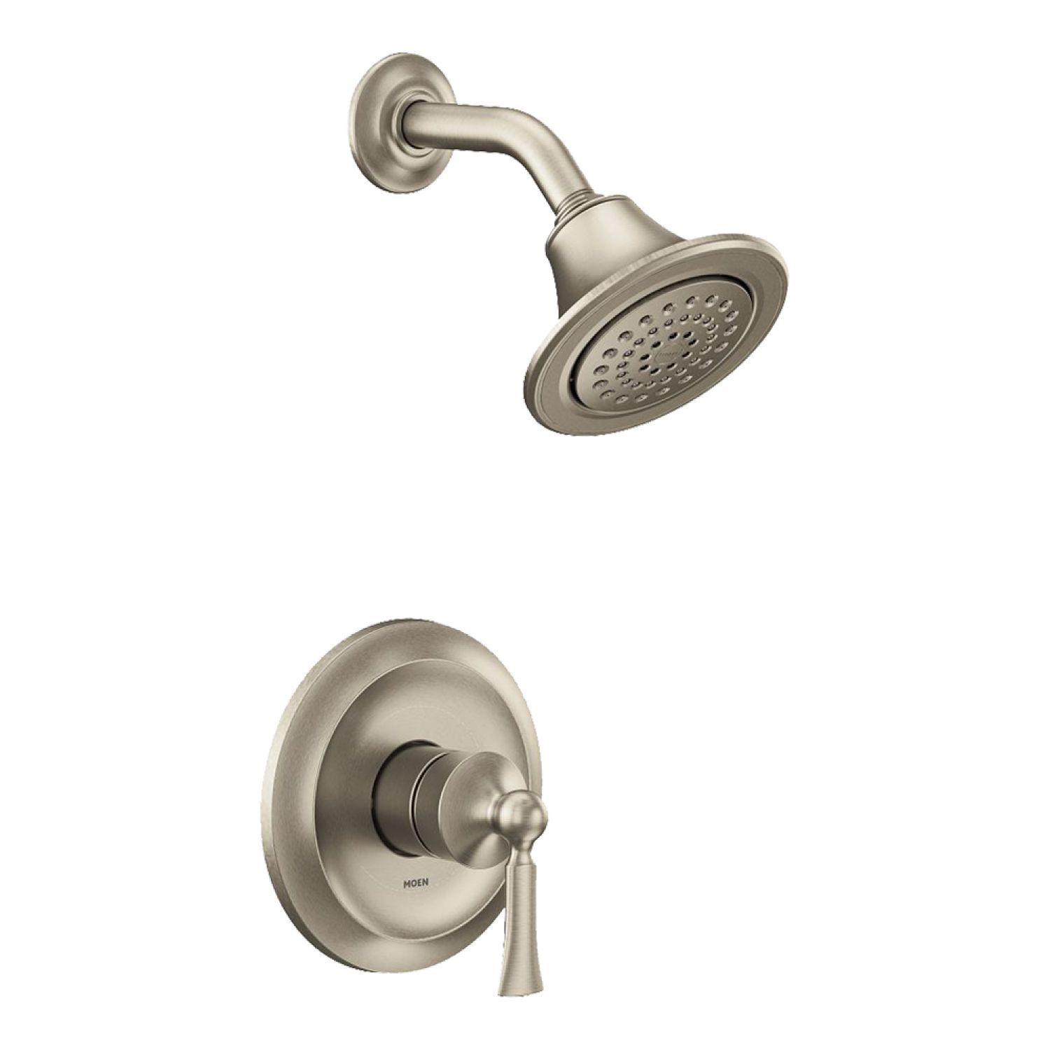 Moen Wynford M-Core 2-Series Single-Handle Shower Faucet, One-Function ...