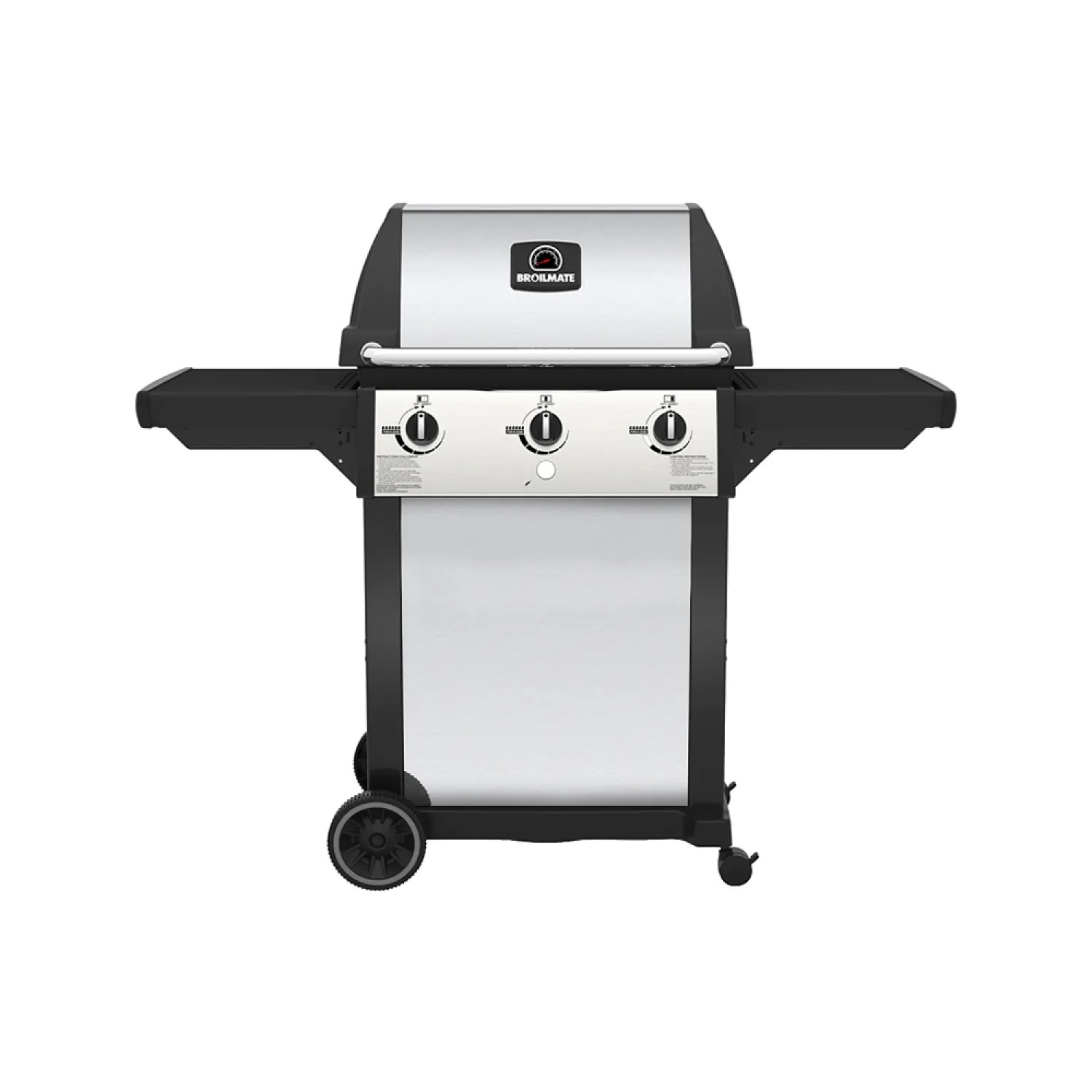 Broil-Mate Deluxe 3-Burner Cart, Liquid Propane Gas Grill, 40,000 BTU ...