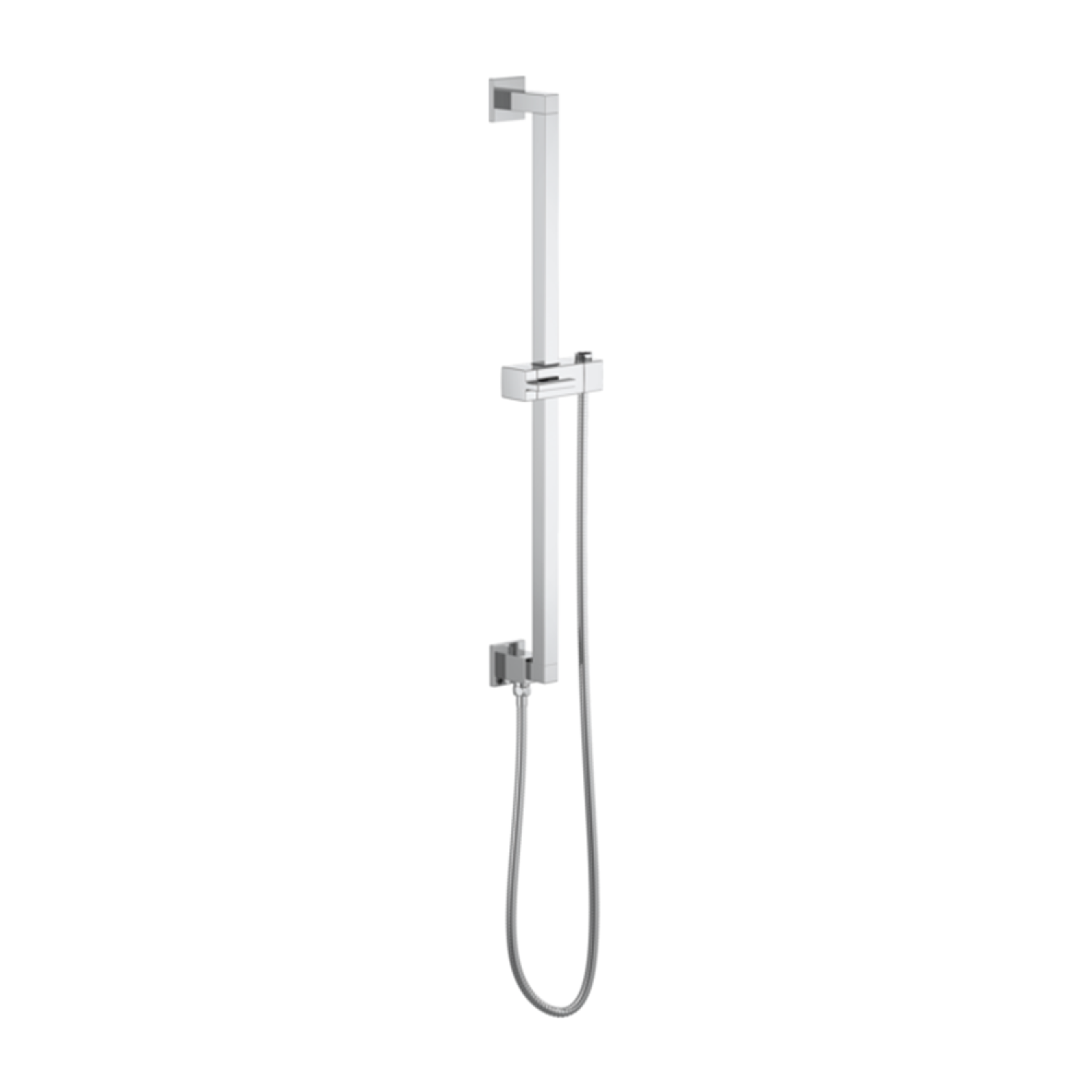 Brizo 74799-PC Essential Linear Square Slide Bar with Hose, Chrome ...