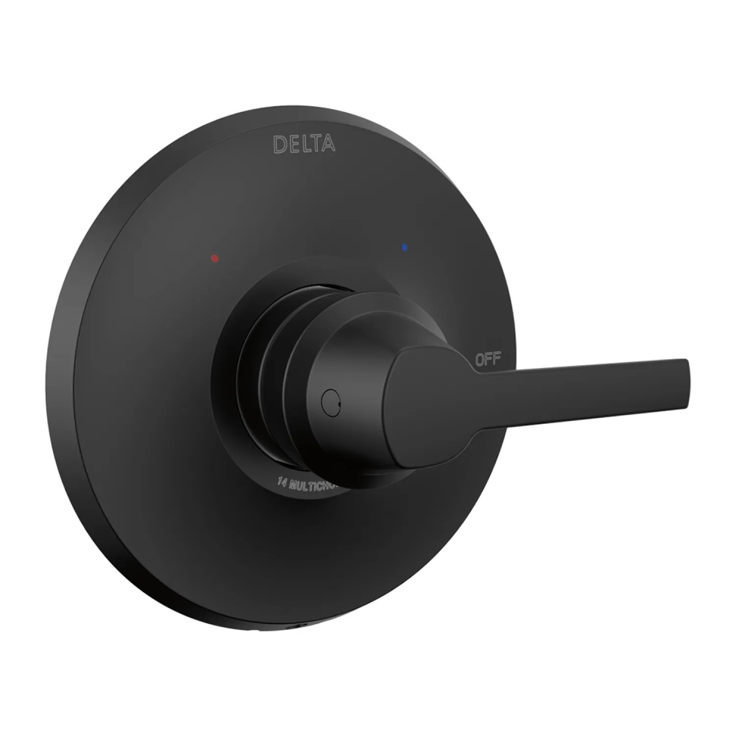 Delta Galeon Monitor 14 Series Valve Trim, Lever Handle, Matte Black ...