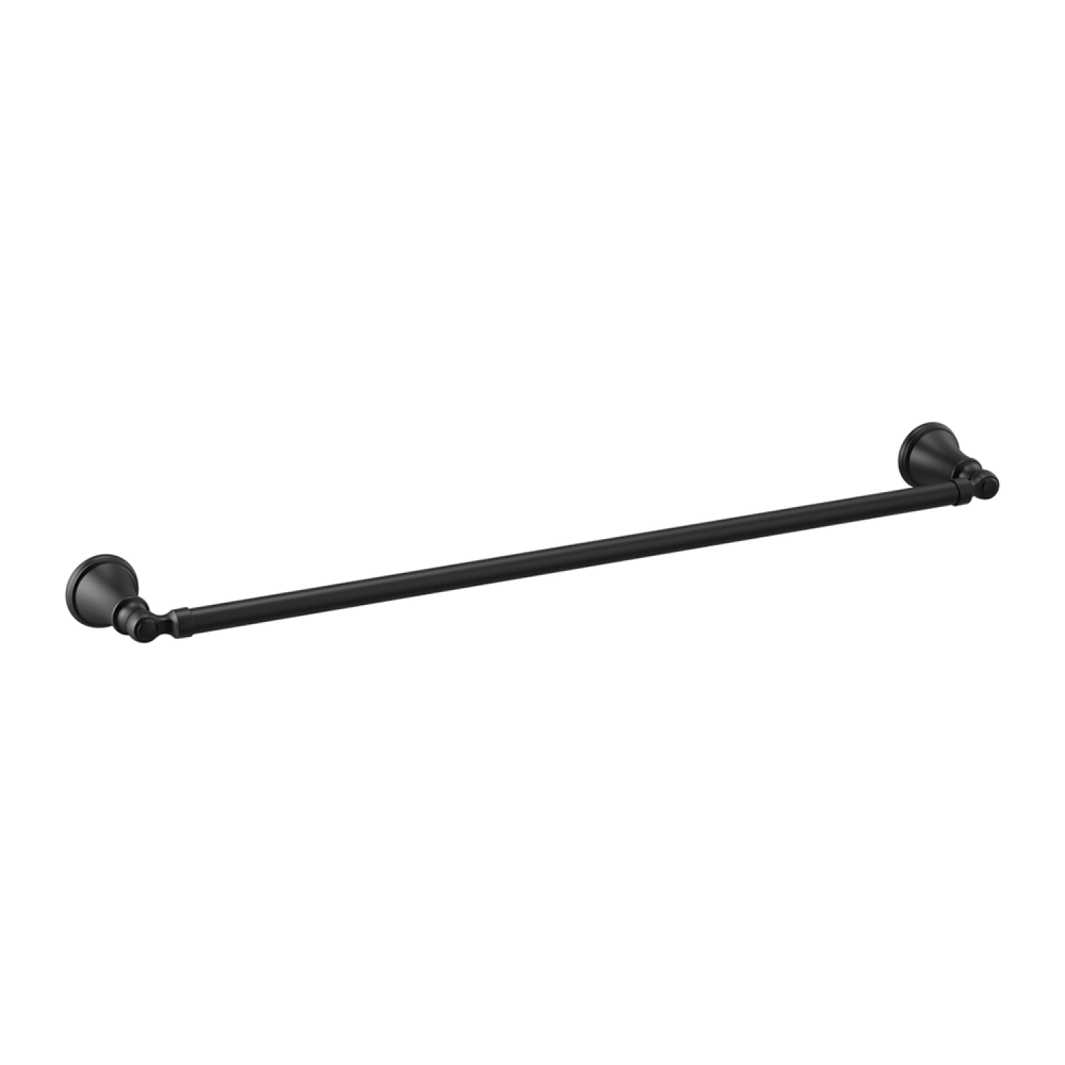 Delta Woodhurst 24" Towel Bar, Matte Black - 73224-BL | PlumbersStock