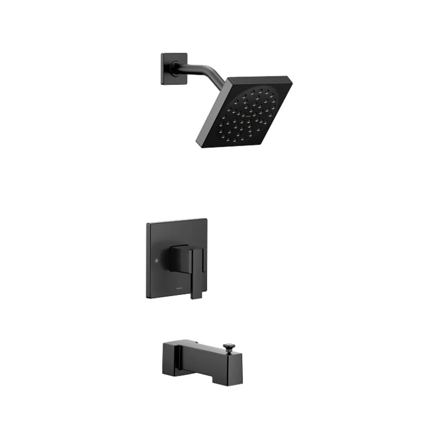 Moen 90 Degree M-Core 3-Series Tub/Shower Faucet with 2.5 GPM ...