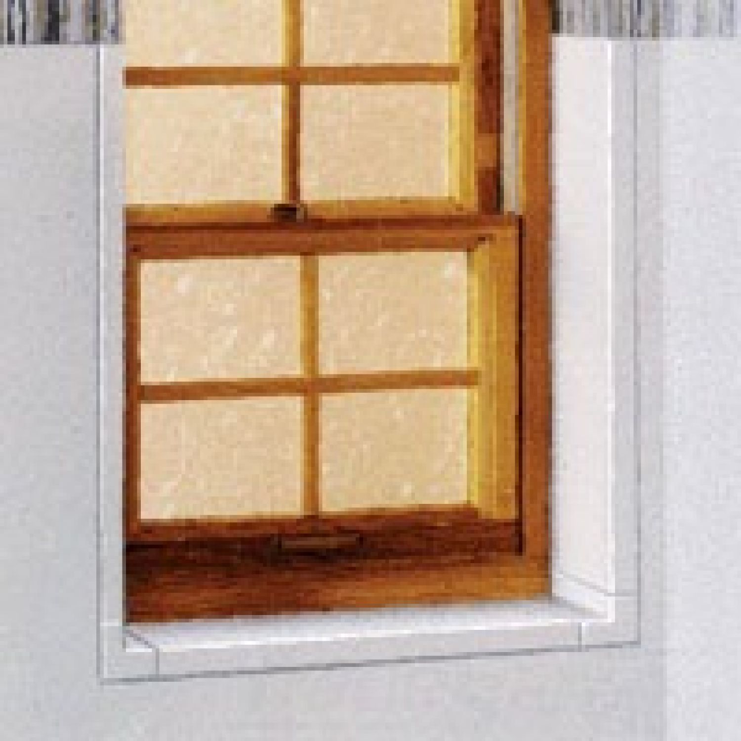Mustee DURATRIM Fiberglass Window Kit, White - 300.600W