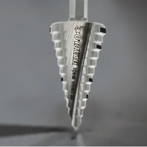 Diablo 3/8" to 7/8" Impact Step Drill Bit with Split-Point Tip and 1/4 ...