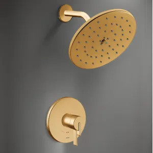 Moen CIA 10" Raincan Shower Faucet, Lever Handle, Single Function, M ...