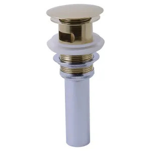 Brizo RP72414PN Polished Nickel Push Button Pop-Up with Overflow