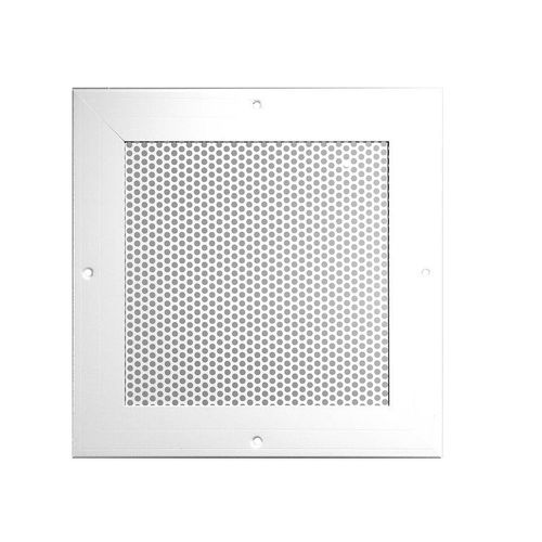 6" x 6" Aluminum Perforated Return Air Grille, White - Shoemaker 600P-6X6