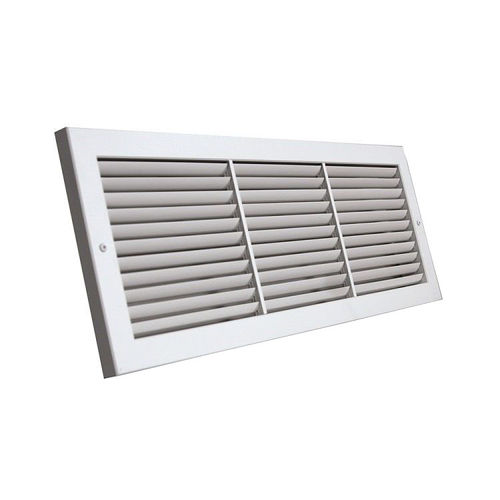 32" x 8" Fixed Blade Baseboard Return Air Grille, 45° Parallel to Long ...
