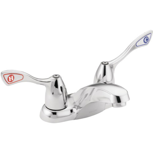 Moen M-Bition Two-Handle Chrome Centerset Lavatory Faucet with ...