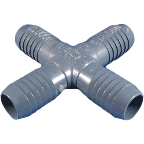Spears PVC Insert Cross (1" barbed)(1420-010) | PlumbersStock