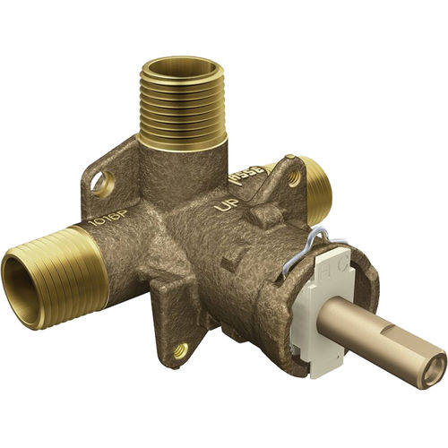 Moen 62345 M-Pact Posi-Temp Tub/Shower Rough-In Valve w/ Stops, 1/2" CC ...