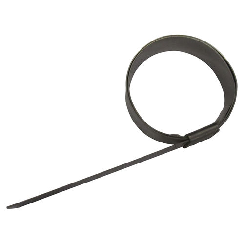 1 1/4" Stainless Steel Punch Lock Permanent Hose Clamp | PlumbersStock