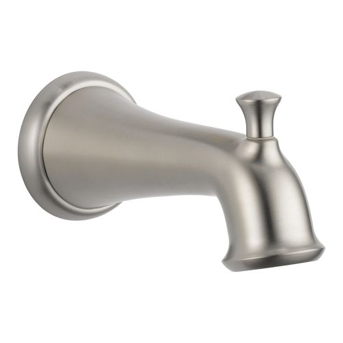Delta Linden Tub Spout w/ Pull-Up Diverter, Stainless - RP83676SS