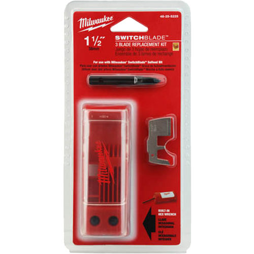 Milwaukee 48-25-5225 model 1-1/2" Switchblade Self-Feed 3-Blade ...
