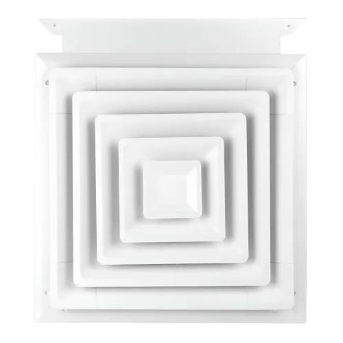 Shoemaker 425-20X20 Step-Down Ceiling Diffuser with Slide-In Damper