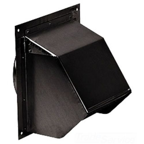 Broan-NuTone Fresh Air Inlet Wall Cap for 6-inch Round Duct, Black ...